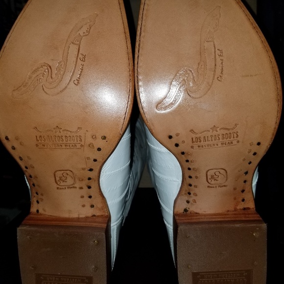 Los Altos | Shoes | Exotic Eel Skin Boots | Poshmark